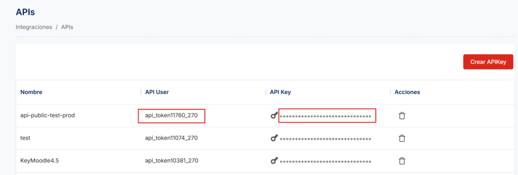 REST API - Acreditta
